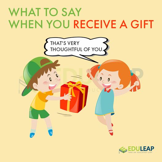 What To Say When You Receive A Gift EduLeap